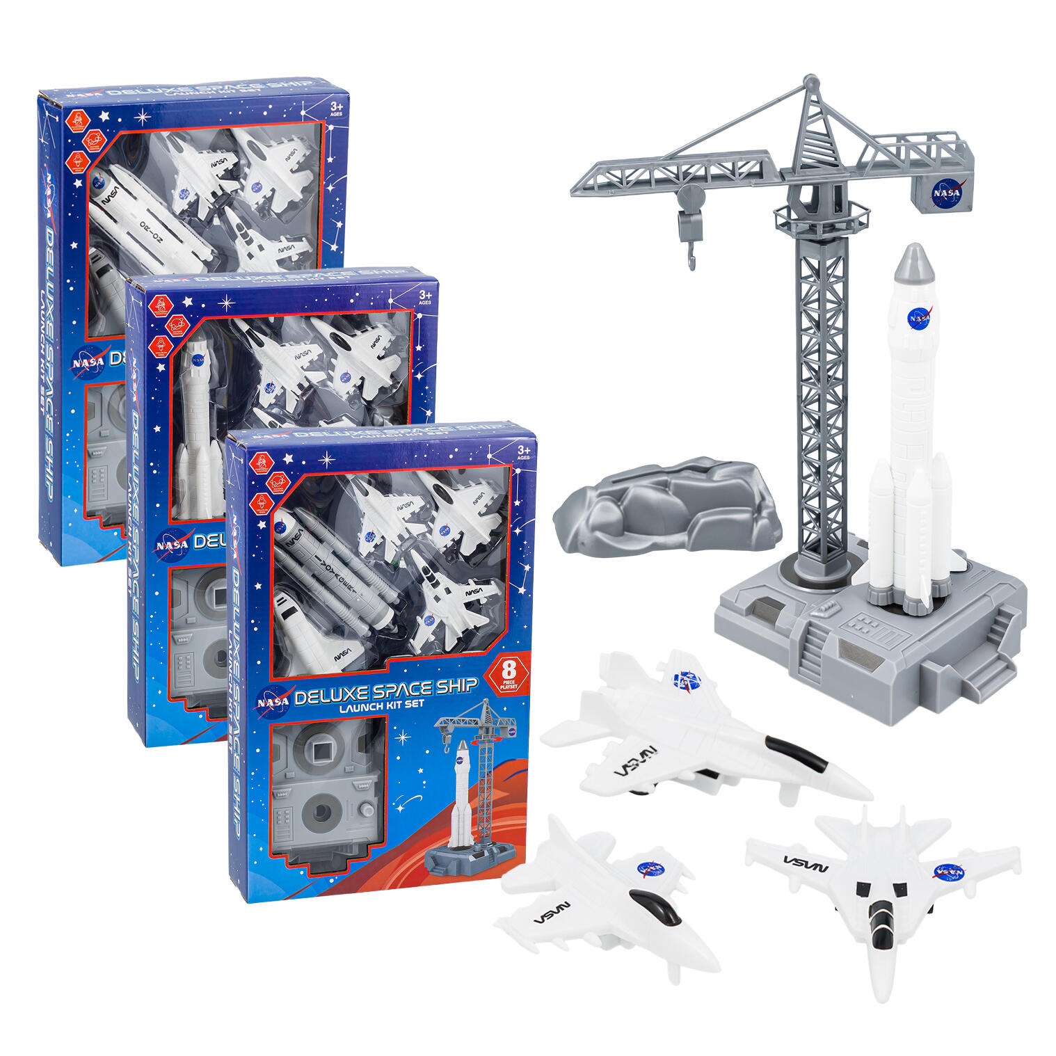 Wholesale NASA Deluxe Space Ship Launch Kit Set, 8 Pieces, Assorted ...