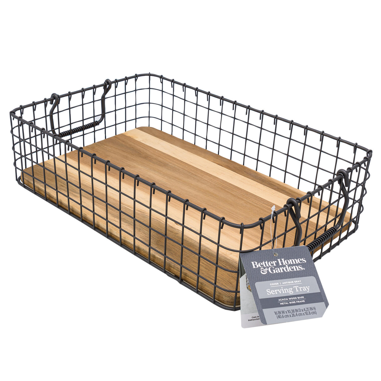 Wholesale Better Homes and Gardens Serving Tray, 16 in, Acacia Wood ...