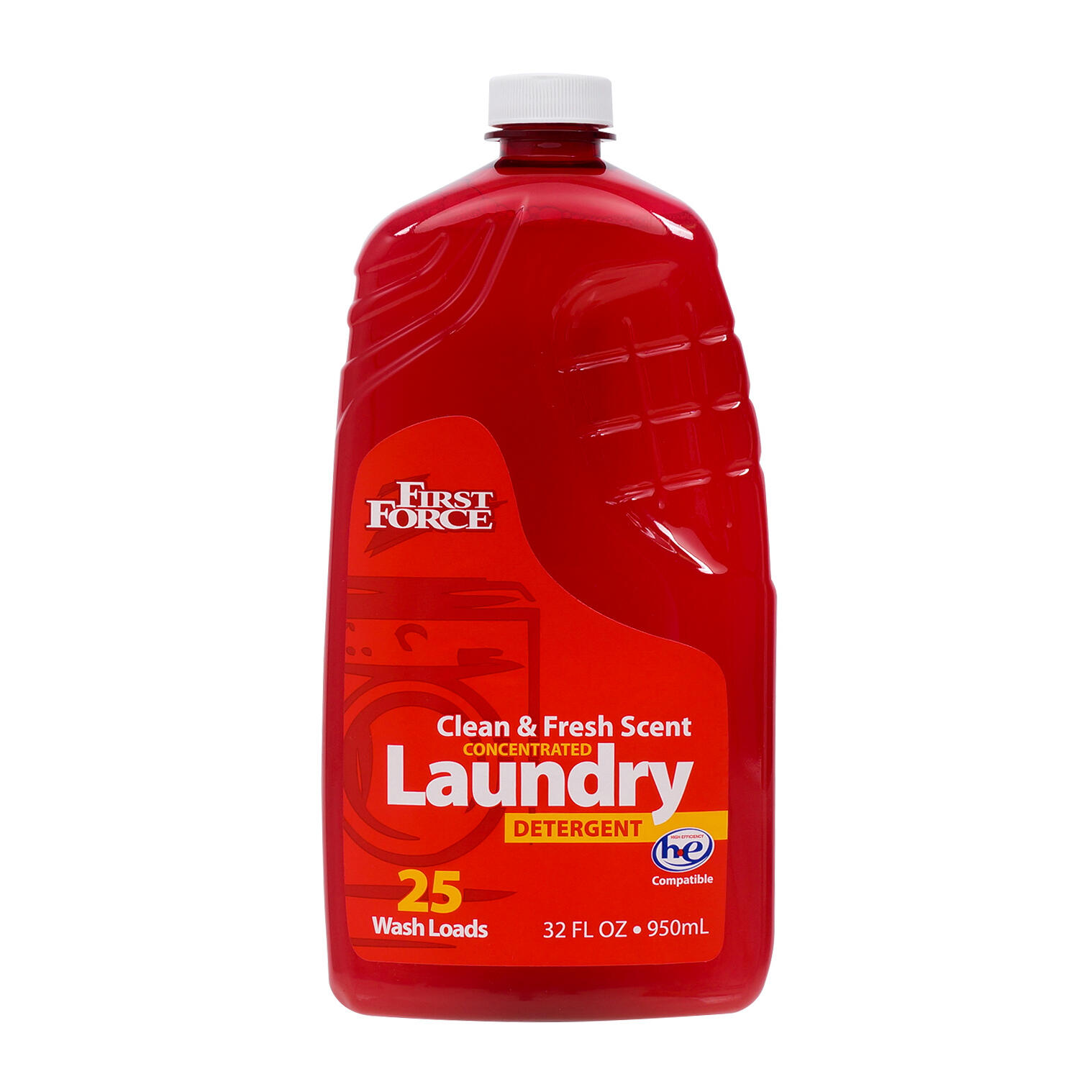 Wholesale First Force Laundry Detergent- 32oz | CLEAR | SKU: 47828