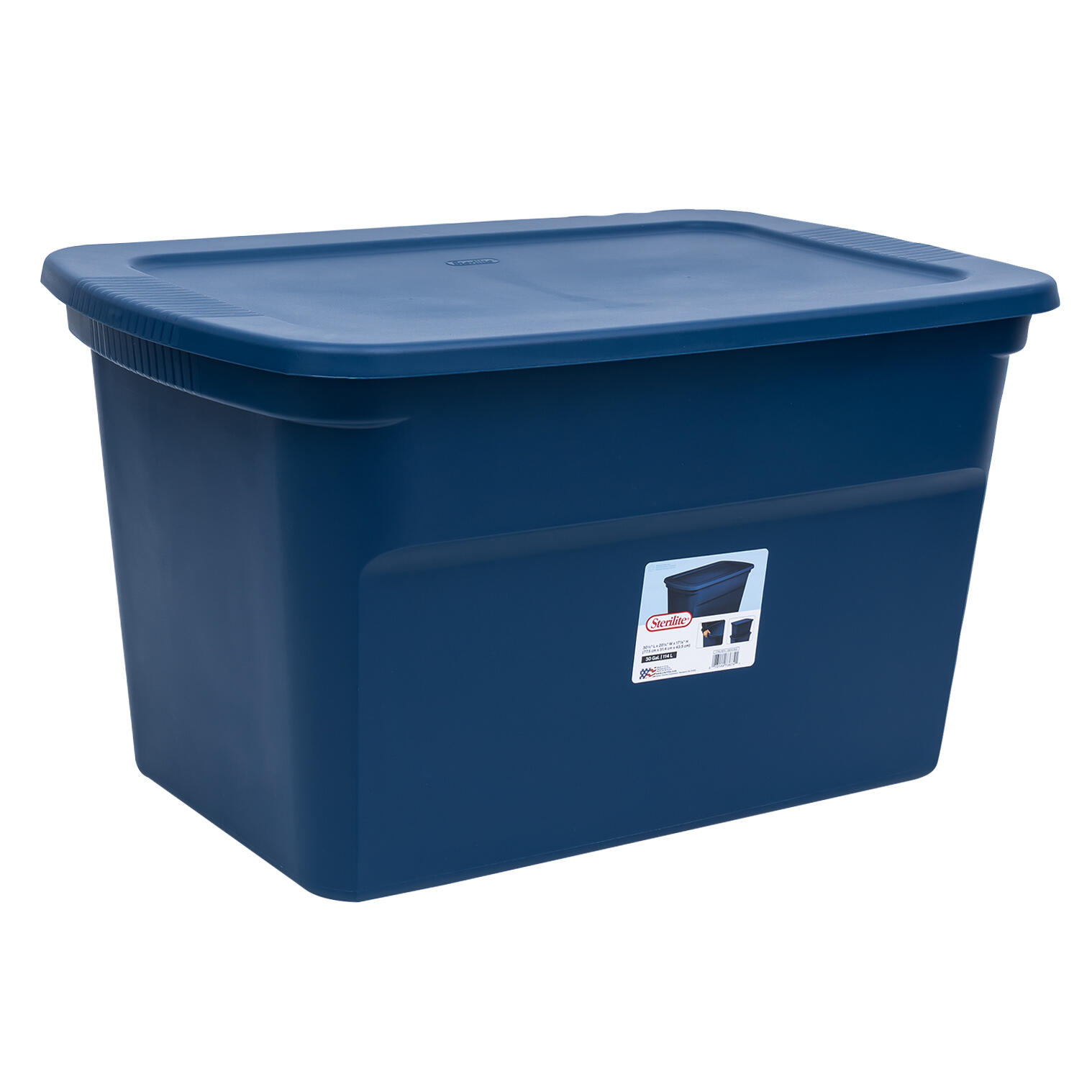 Wholesale Sterilite Tote Box- 30 Gal- Blue | BLUE MORPHO | SKU: 51376