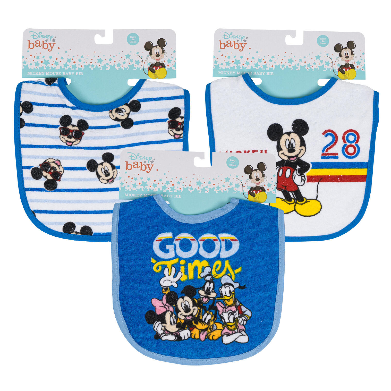 Wholesale BIB,MICKEY MOUSE 3AST | BLUE/MULTICOLOR | SKU: 77903