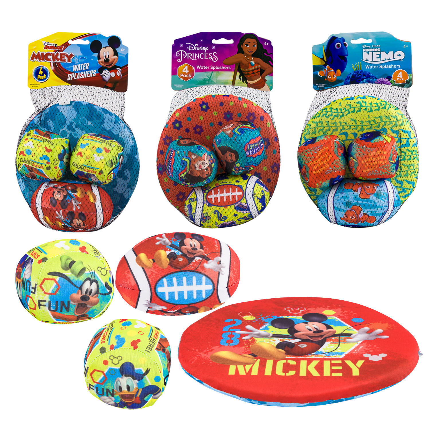 Wholesale Disney Water Splashers Play Set 4pk - Assorted Characters ...