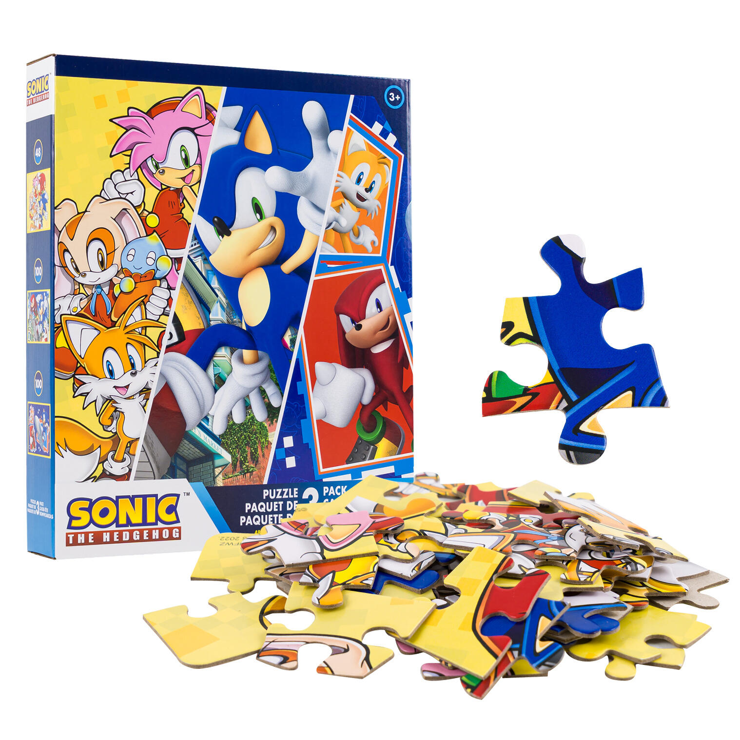 Wholesale Sure Lox Kids Sonic The Hedgehog 3-in-1 Puzzles | | SKU: 87785