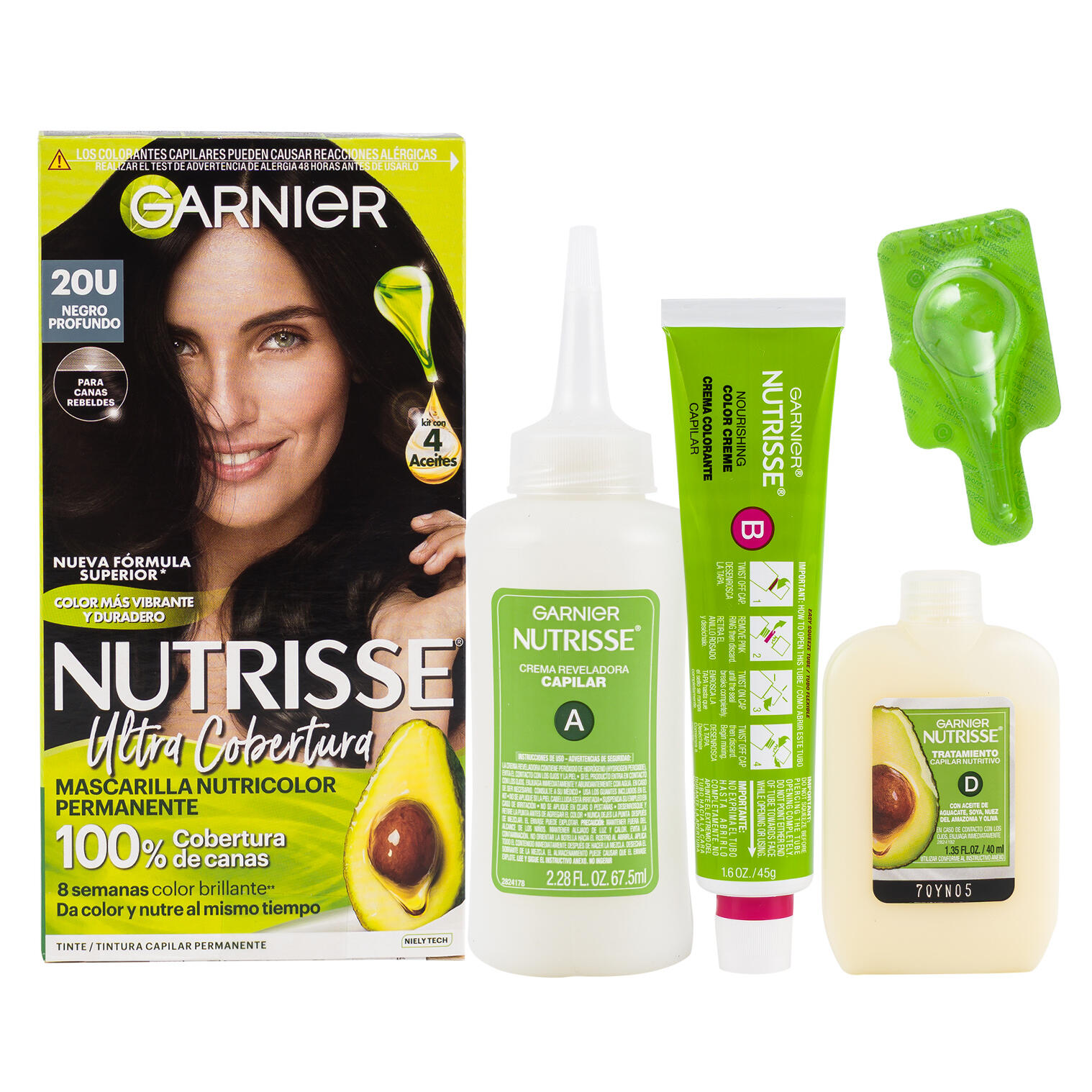 Wholesale Garnier Nutrisse Permanent Nutricolor Hair Mask Set - 8 Weeks ...