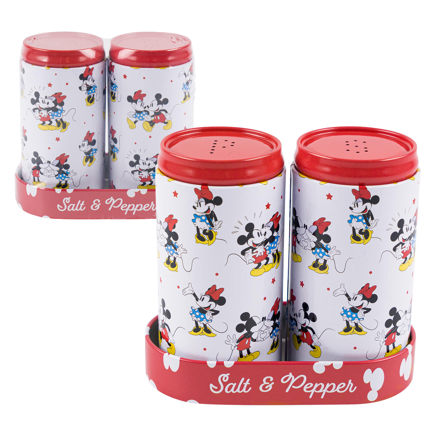 Wholesale Mickey and Minnie Salt and Pepper Shaker RED/MULTICOLOR