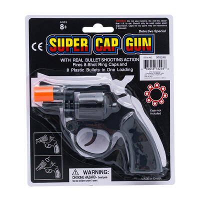 Wholesale Super Cap Gun Detective Special, 8-Shot Ring Caps | | SKU: 14259