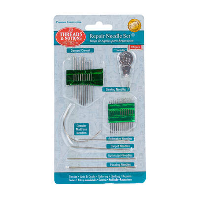 Wholesale Threads and Notions Repair Needle Set- Assorted MULTICOLOR