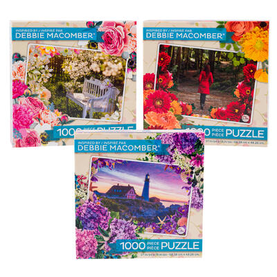 Wholesale Debbie Macomber 1000pc Puzzle- 3 Assortments MULTICOLOR