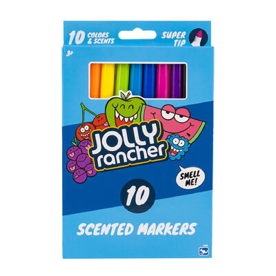 Wholesale Kangaru Jolly Rancher 10pc Scented Markers | ASTD | SKU: 89236